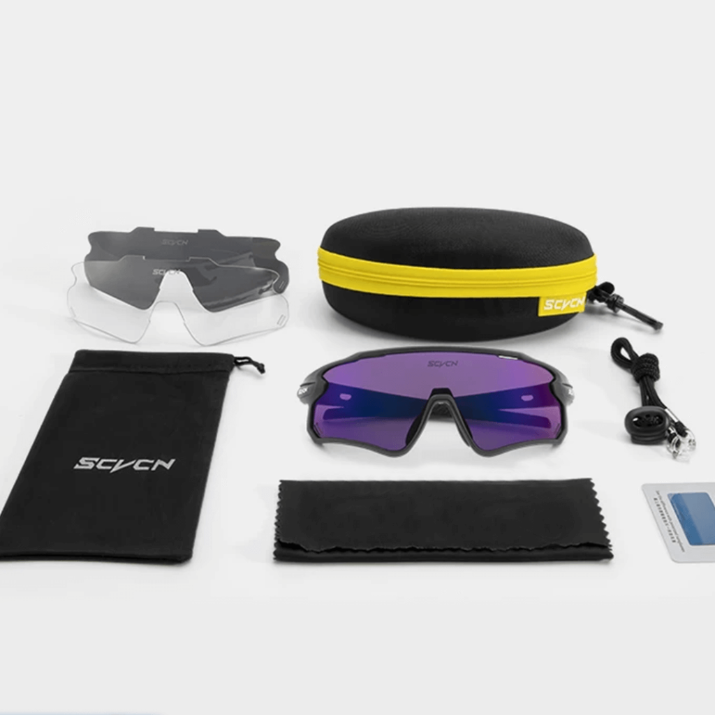 Seven X Series | Sports Sunglasses | Blue XVYSN Lens Black Frame ...